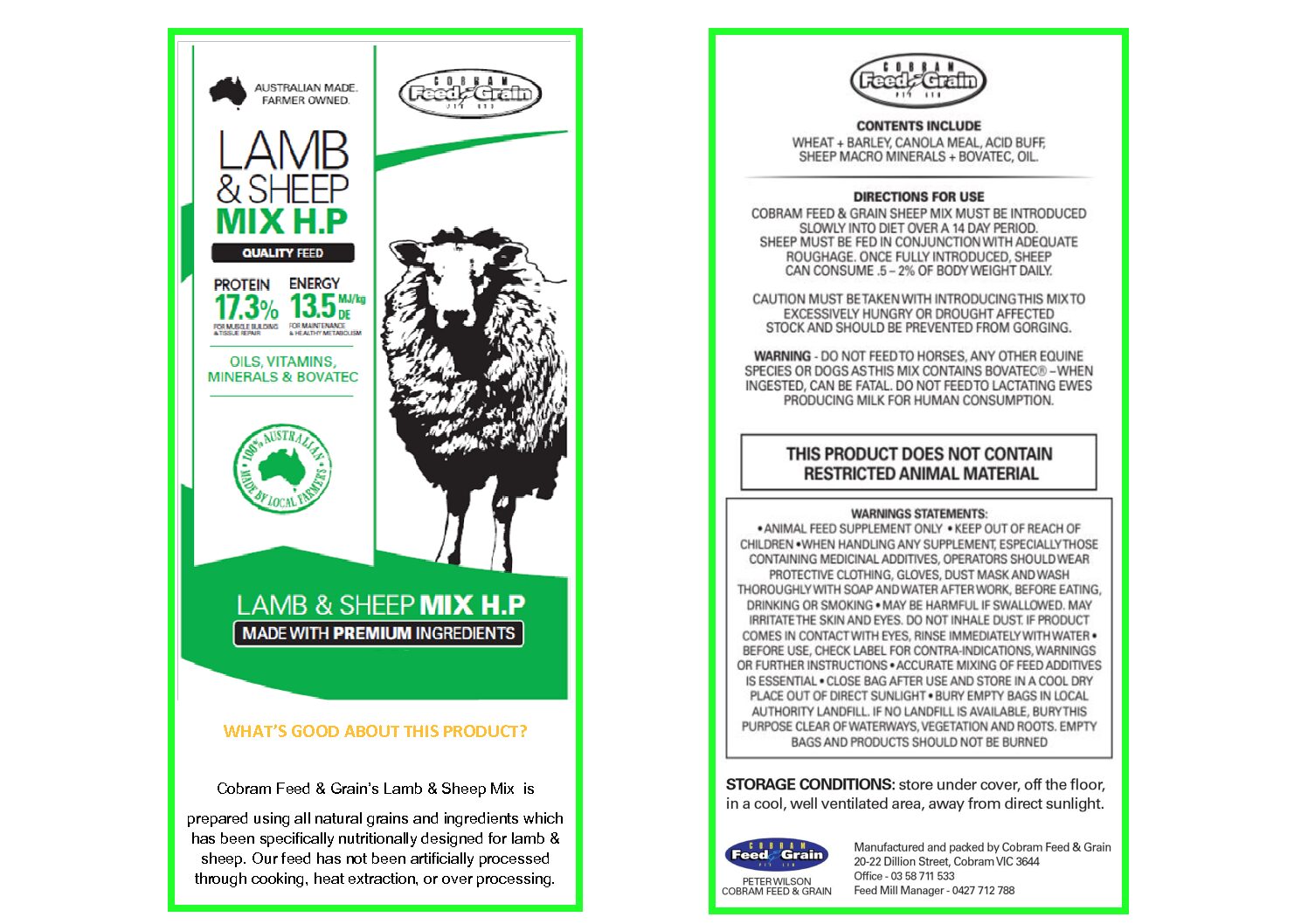 Lamb & Sheep Mix – EPETS Online Stockfeed